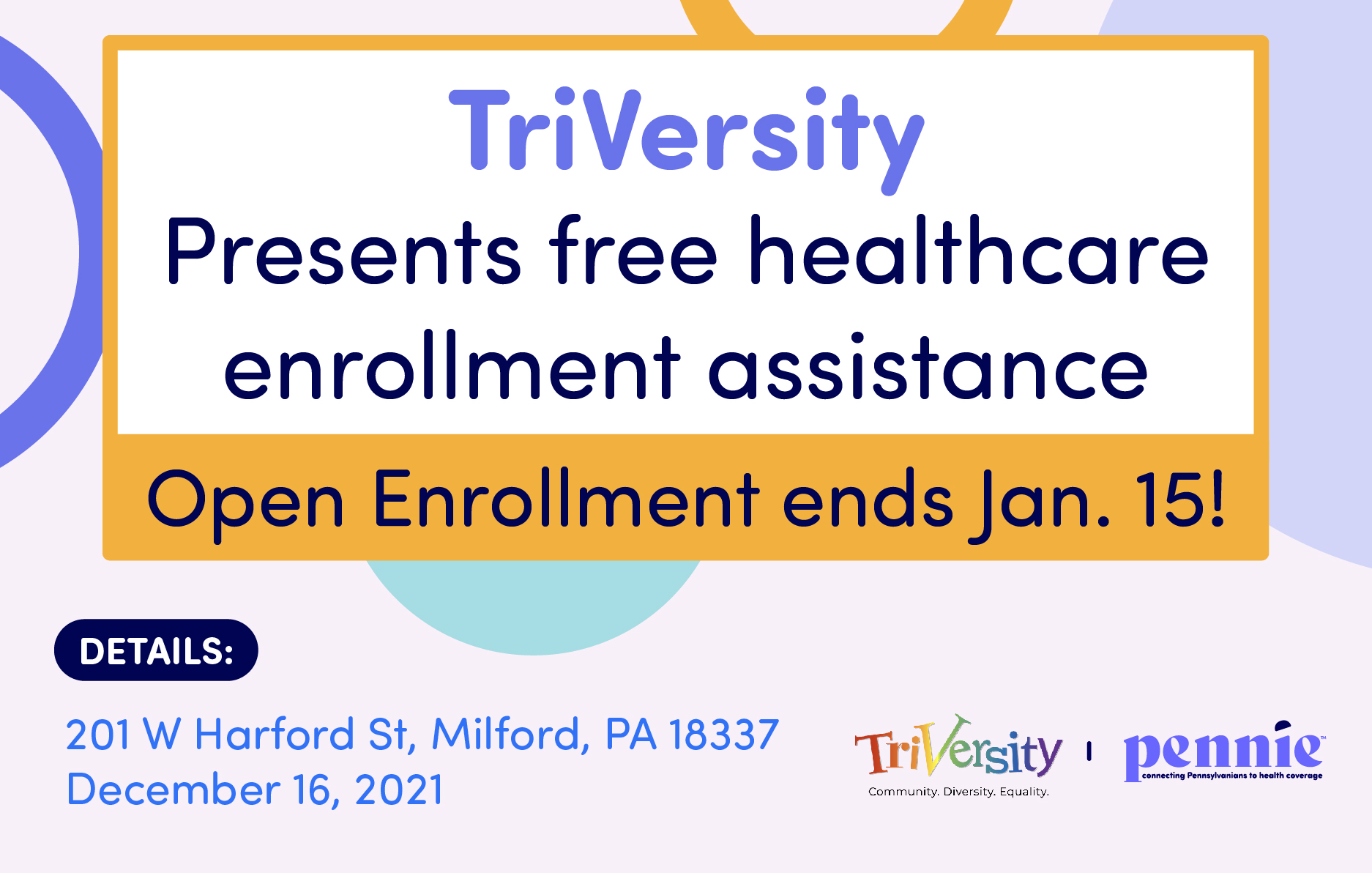 What's Happening At TriVersity! December 9, 2021 - TriVersity