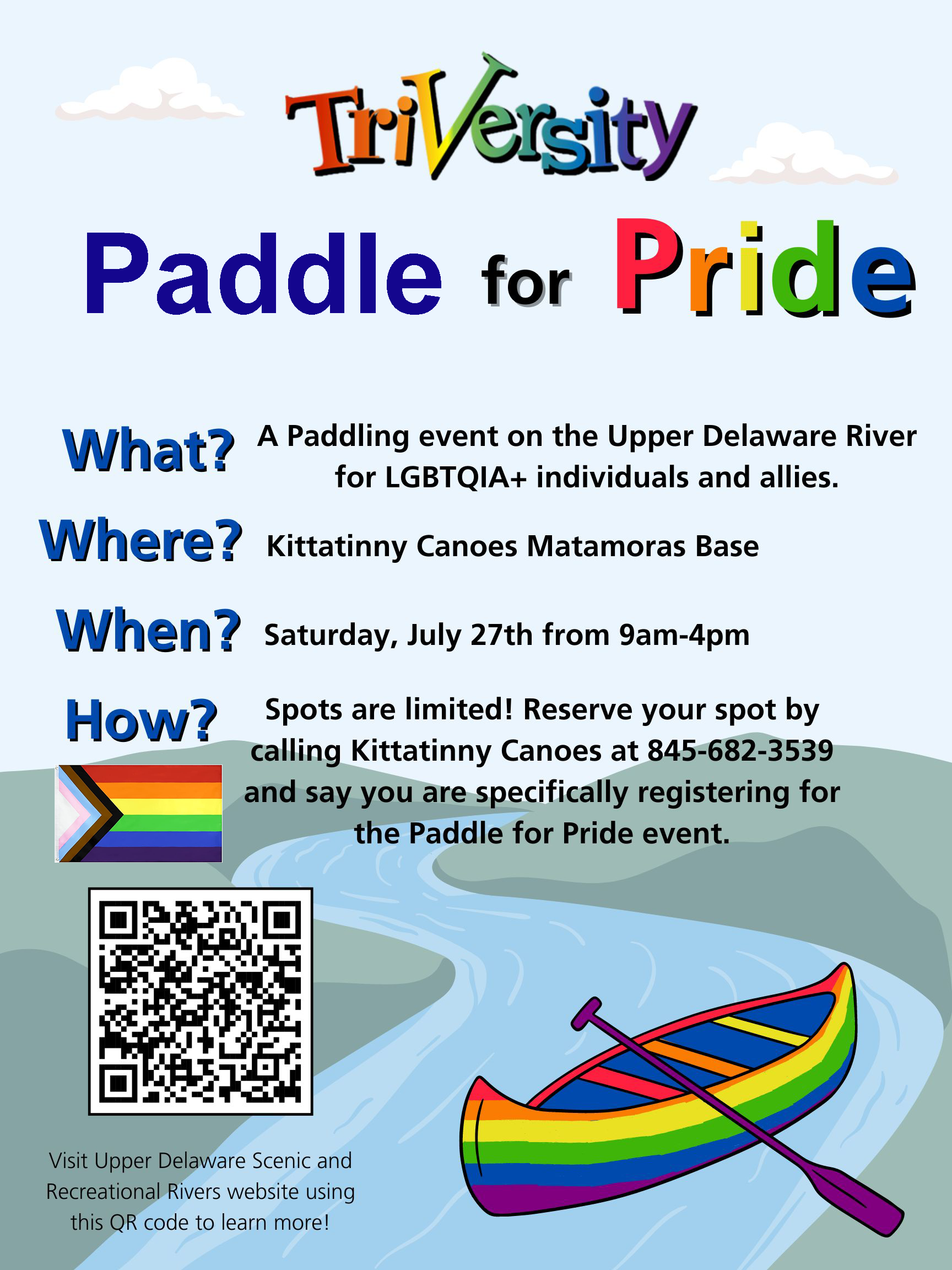 Paddle for Pride -Delaware River Rafting Trip Saturday July 27th 9:00am ...